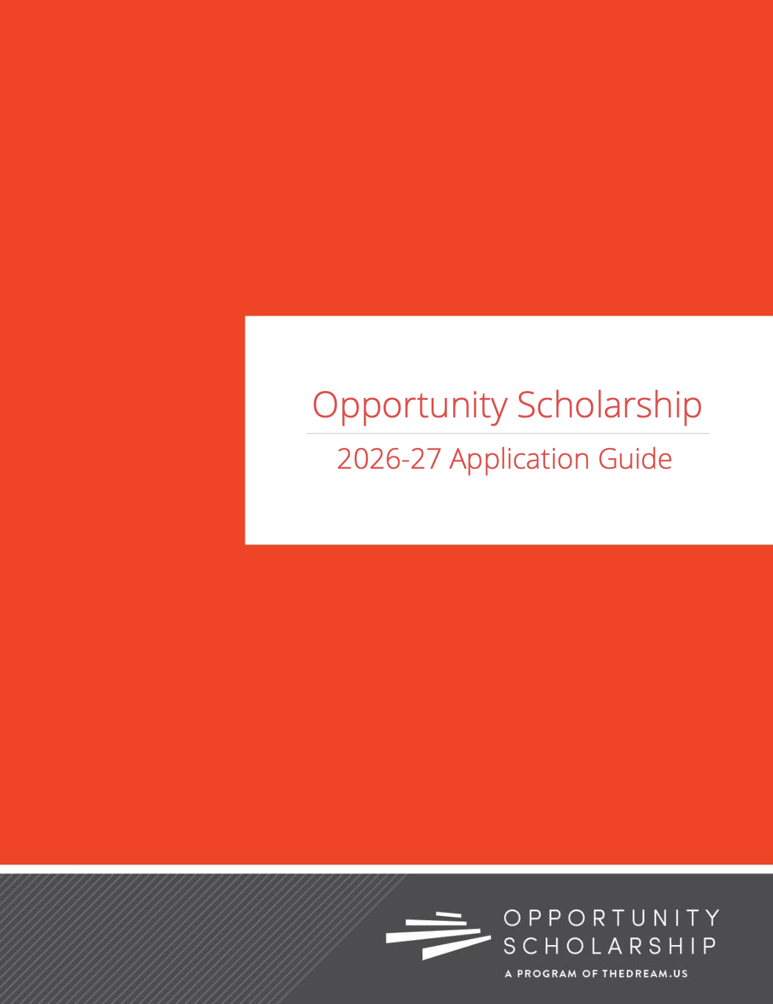 TheDream.US Opportunity Scholarship for Immigrant Students